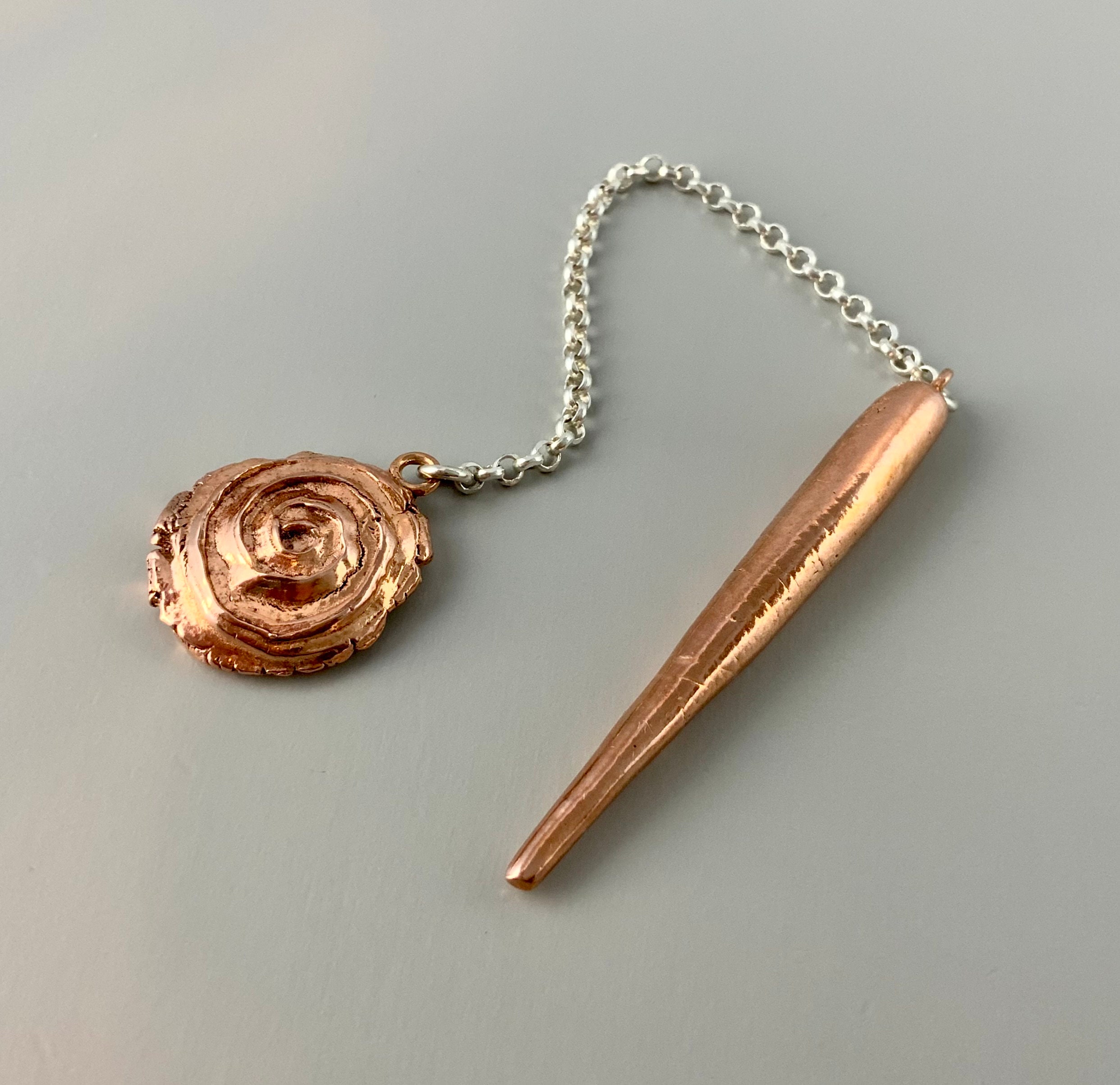 Copper Pendulum Handmade Solid Copper for Energy and Healing - Etsy