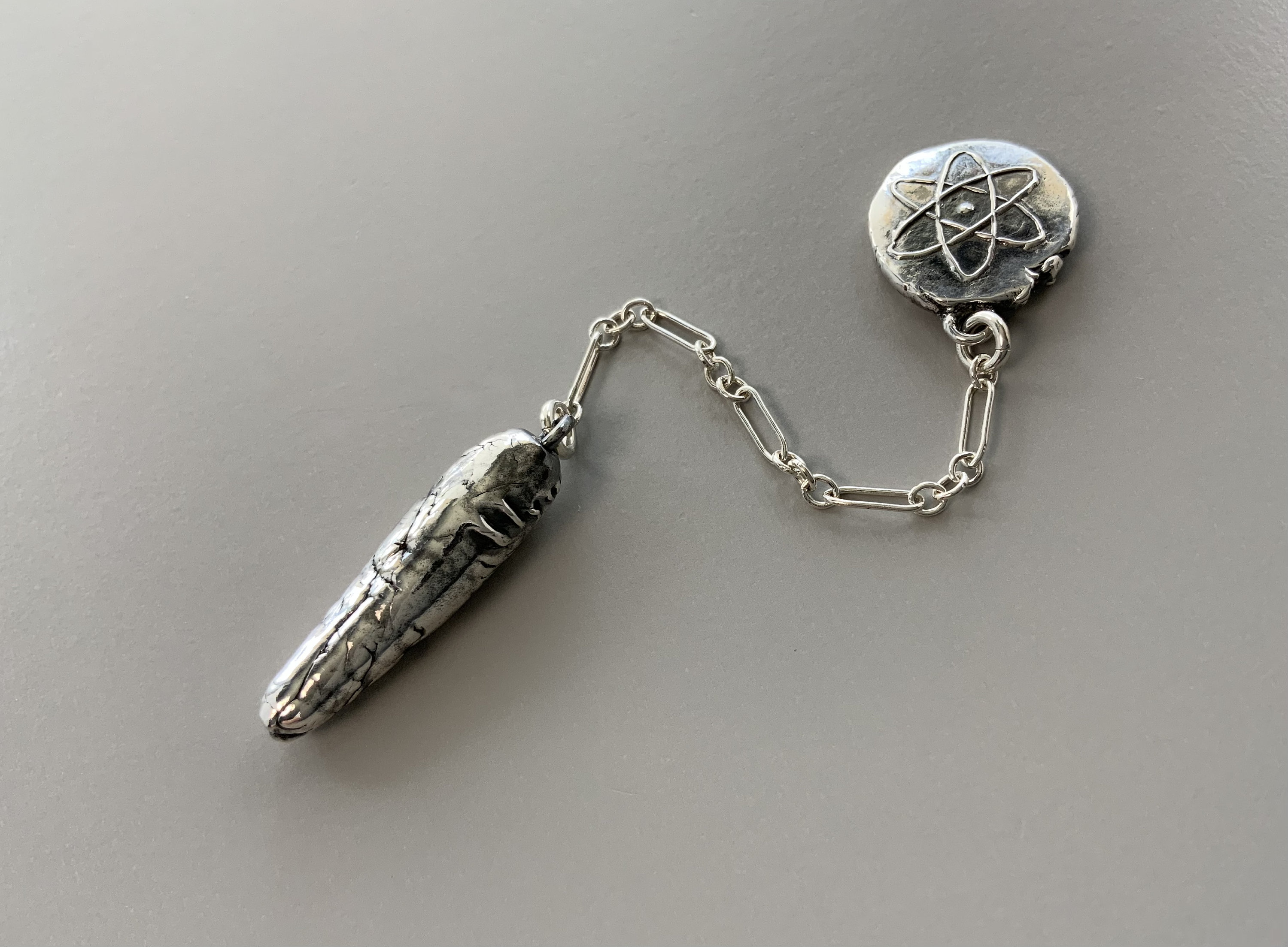 Pure Silver Scepter Pendulum for Spirit Guide & Guardian Angel | Etsy