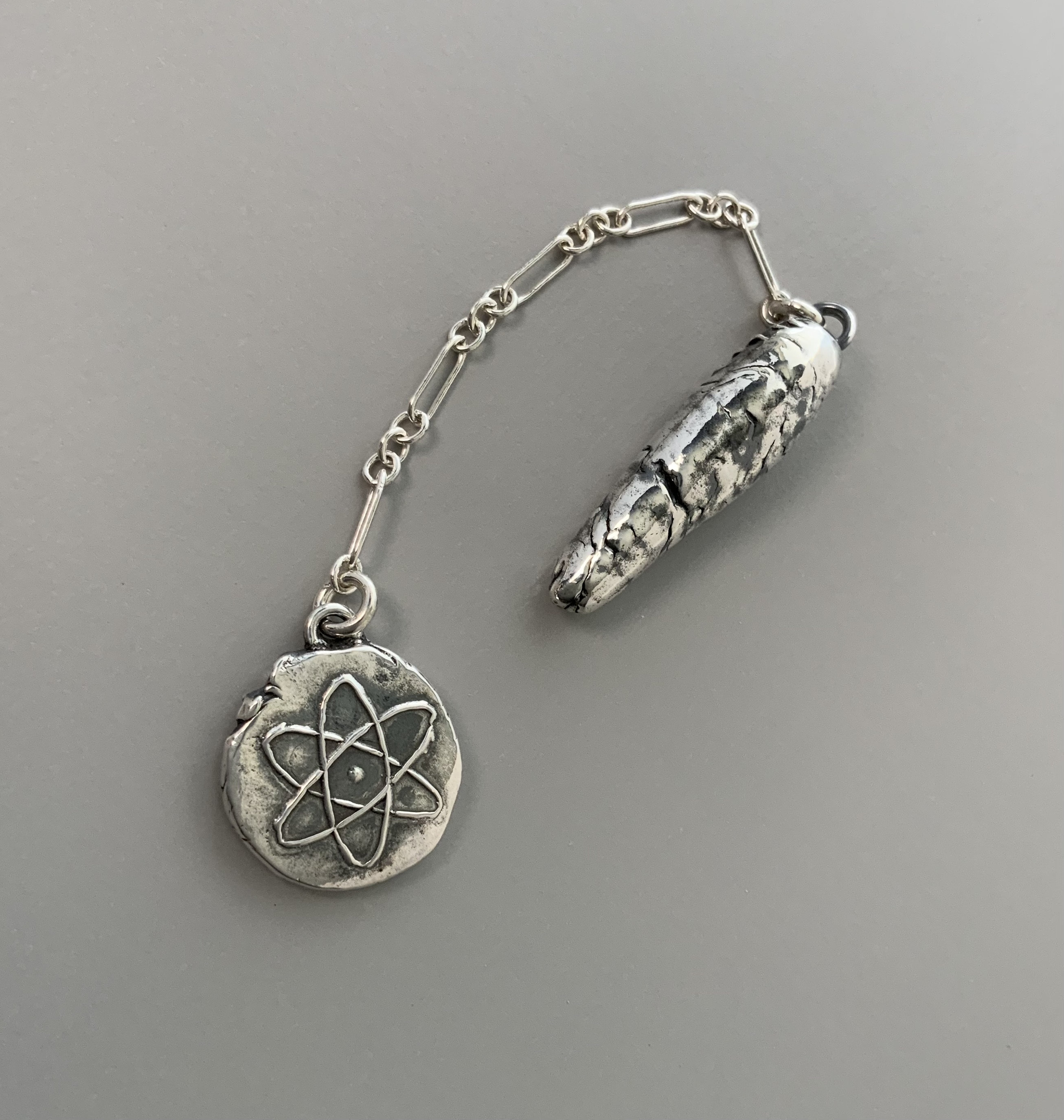 Pure Silver Scepter Pendulum for Spirit Guide & Guardian Angel | Etsy