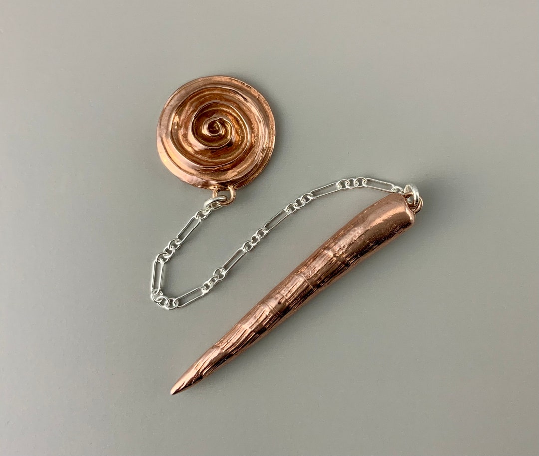 Handmade Healing & Grounding Pendulum, Solid Copper Pendulum, Positive ...