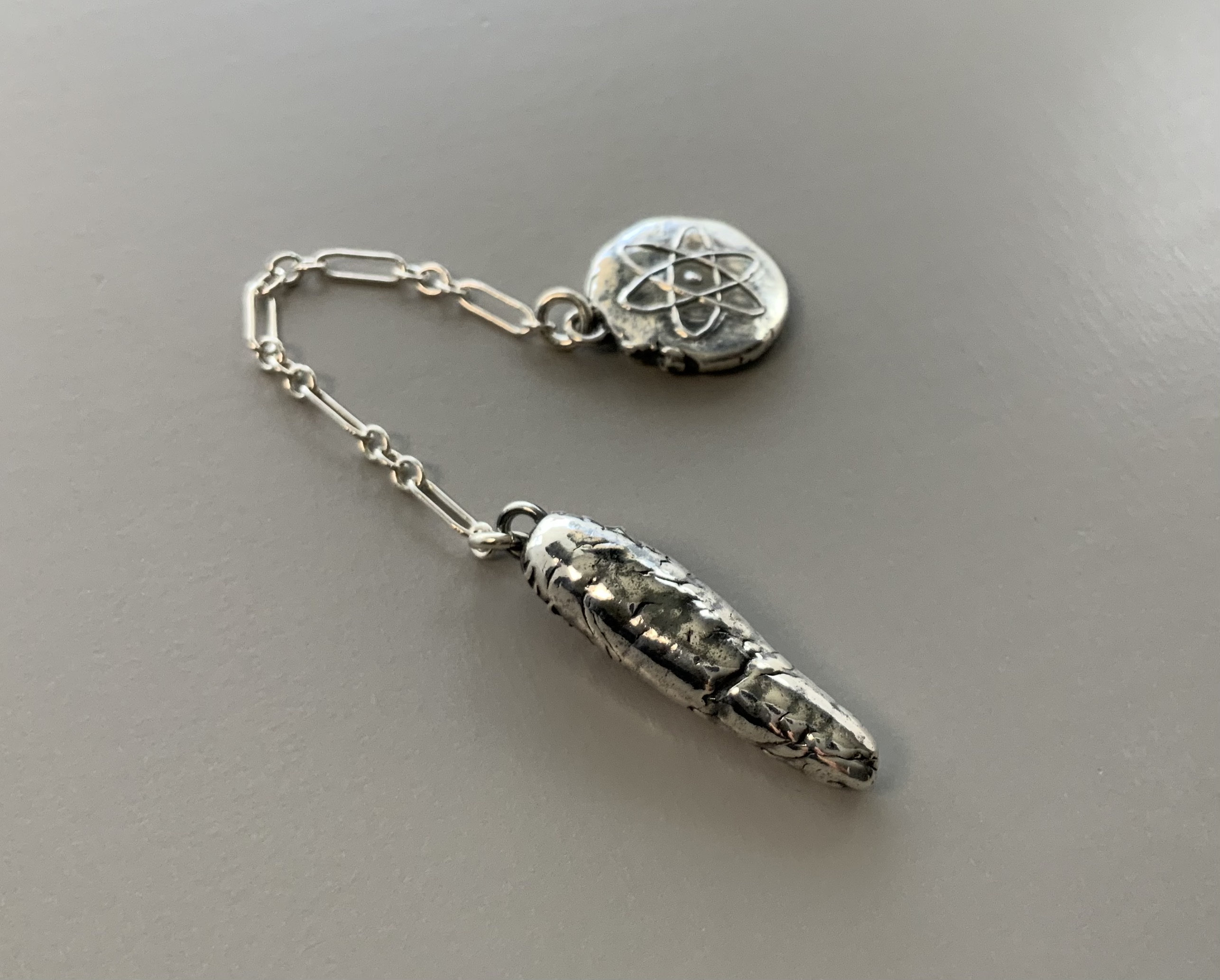 Pure Silver Scepter Pendulum for Spirit Guide & Guardian Angel | Etsy