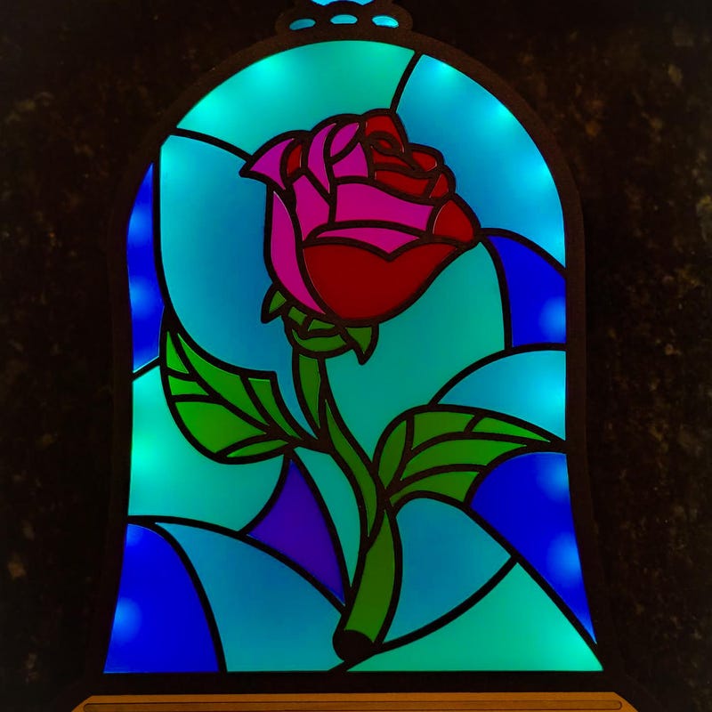 Wooden Rose Magnets - Etsy