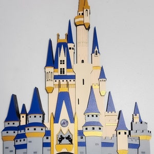 Customizable Wooden Light up Disney Castle Magnet W/ Fireworks - Disney ...