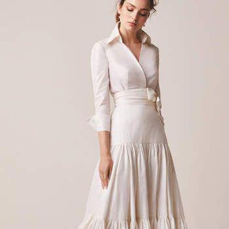 Taffeta Shirt Dress | Tzinut Fashion | Modest Gown | Shabbat Outfits ...
