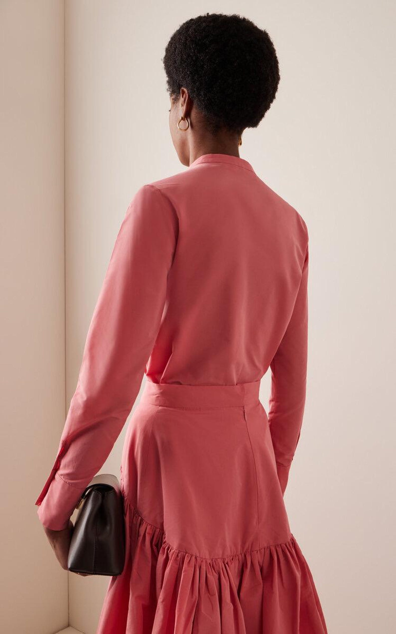 Pink Taffeta 2 Pcs Set| Taffeta Top & Skirt | Modest Fashion | Tzinut ...