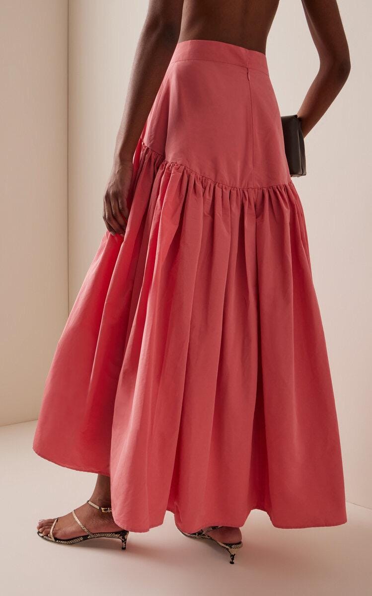 Pink Taffeta 2 Pcs Set| Taffeta Top & Skirt | Modest Fashion | Tzinut ...