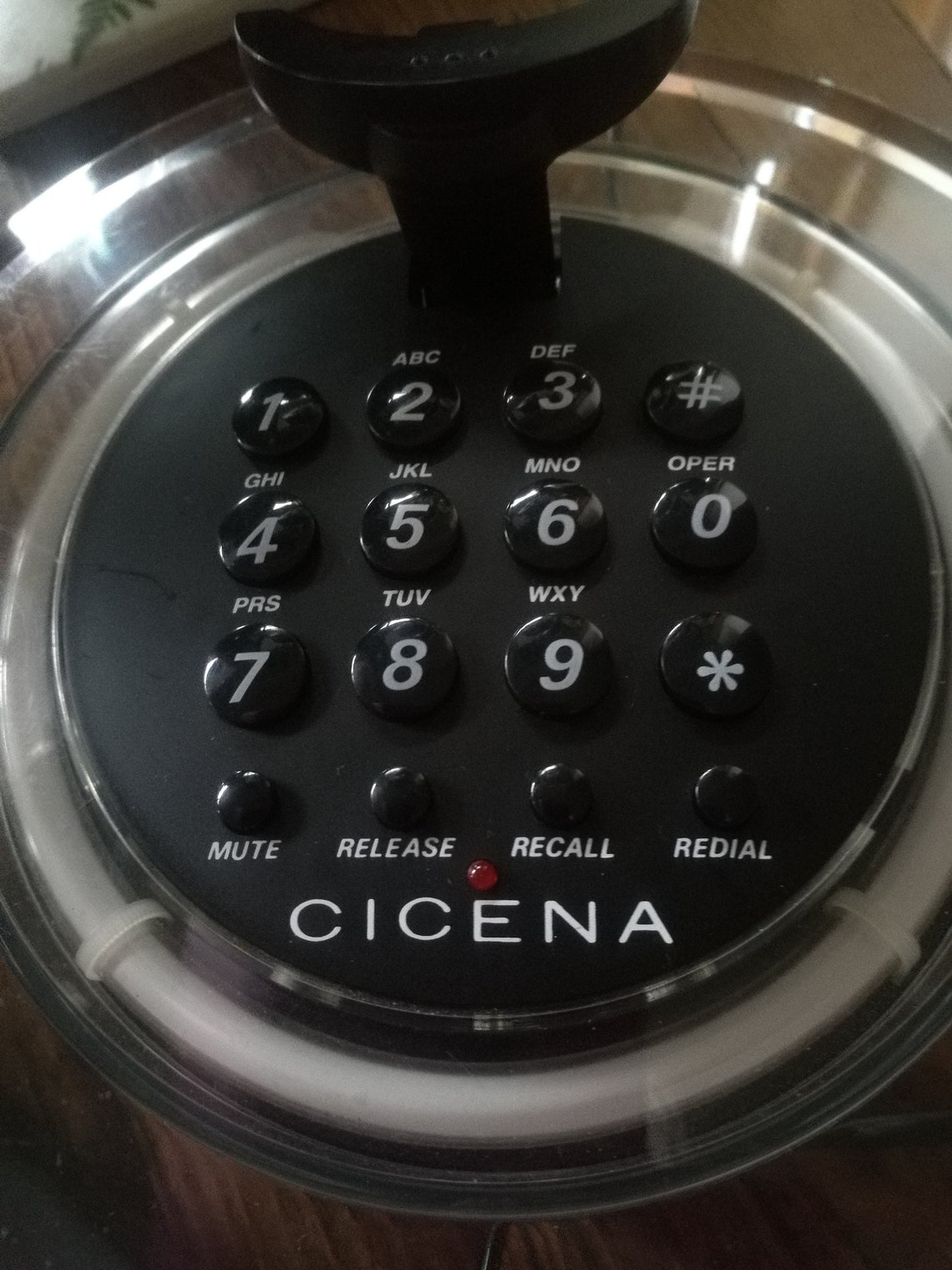 Vintage Cicena Telephone, Blue Neon Light up Phone, 1990s, Telephone ...