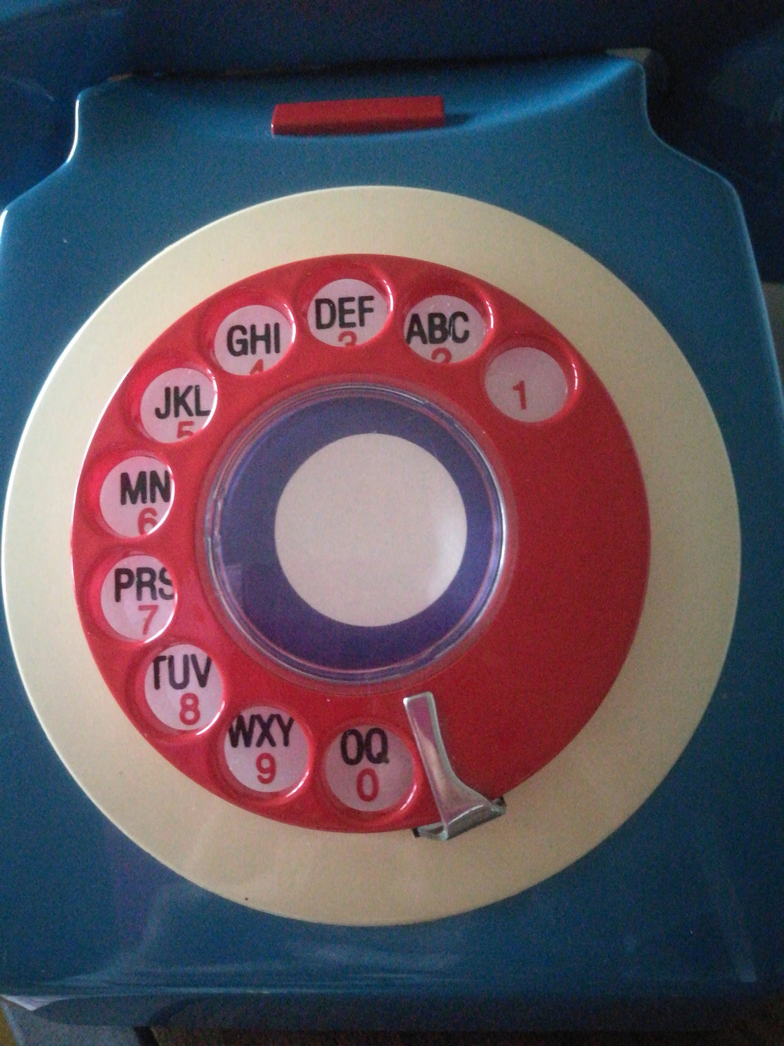 Vintage Red, Ivory and Blue, Target Bt Tele 746 R Telephone, Rotary ...