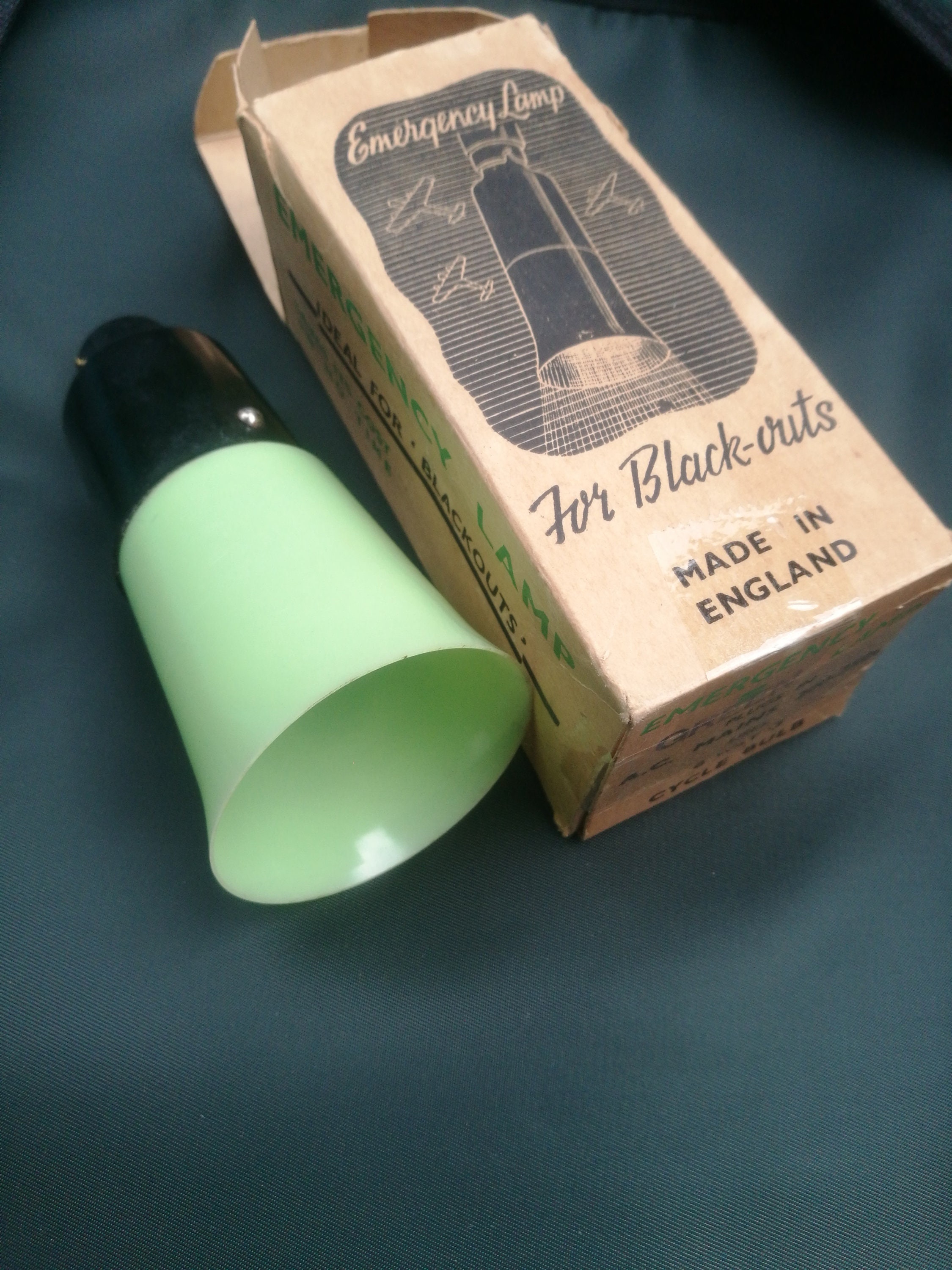 Vintage Wartime Blackout Transformer Lamp. Emergency Lamp for Blackouts ...