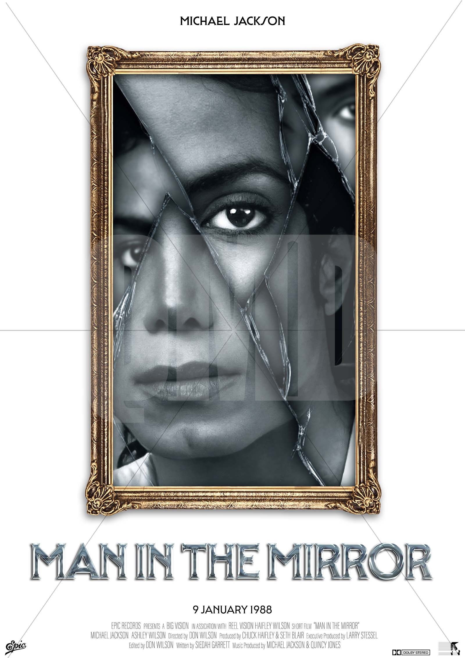 Michael Jackson Man in the Mirror Original Poster Art Print - Etsy