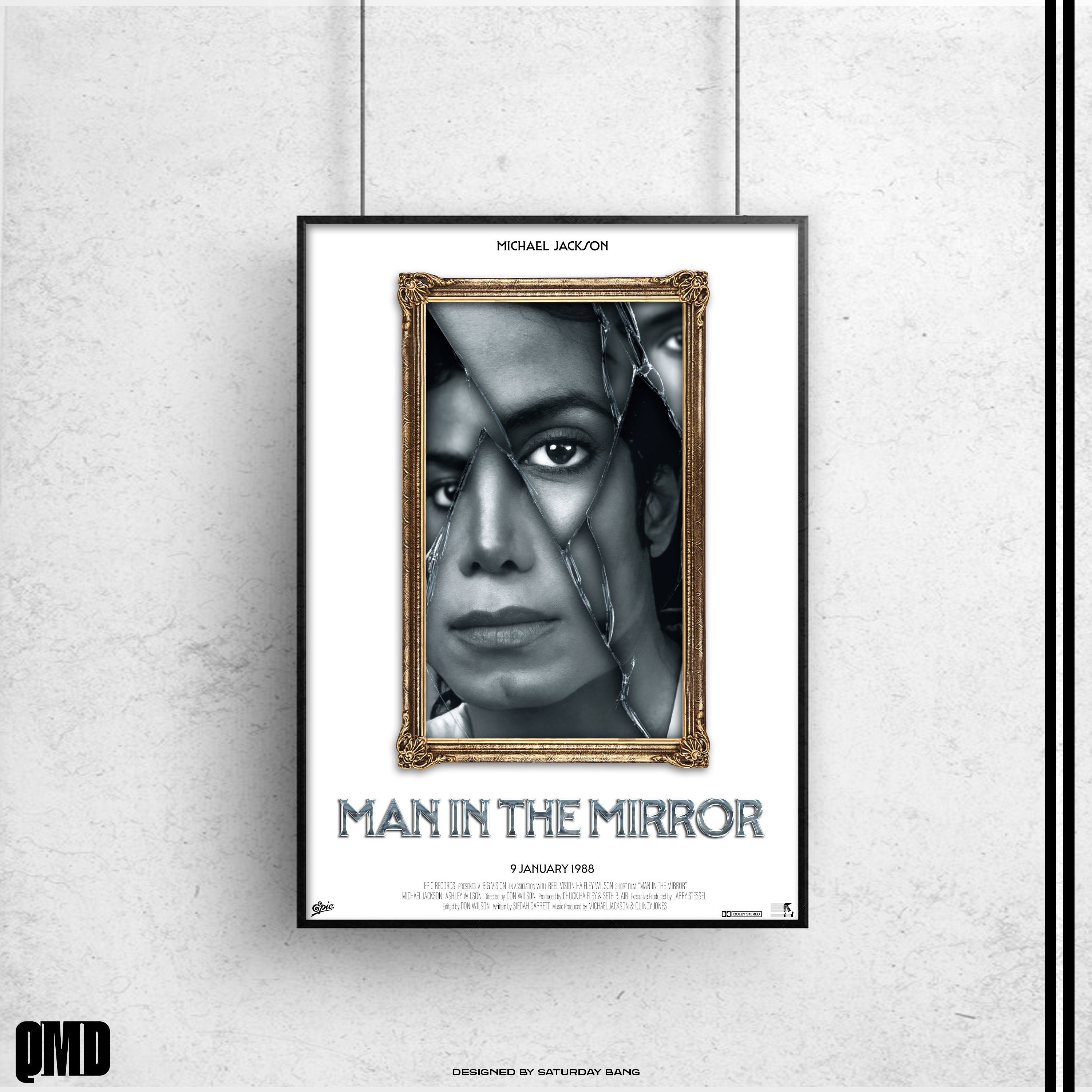 Michael Jackson Man In The Mirror Album Cover