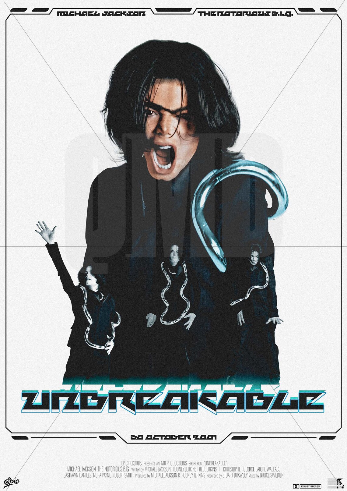 Michael Jackson UNBREAKABLE Original Poster Art Print - Etsy
