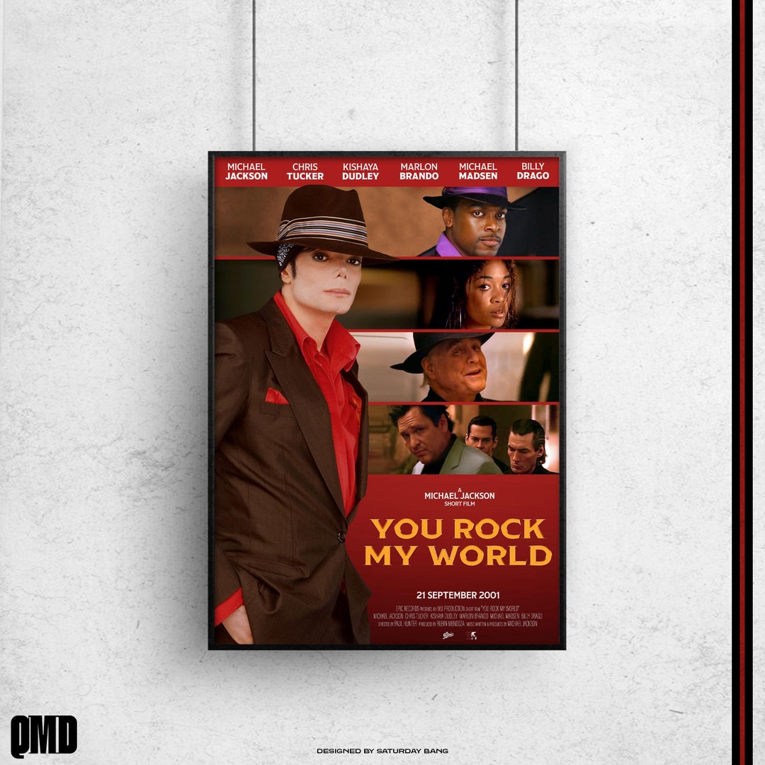 You Rock My World - Original Poster Art Print - Etsy