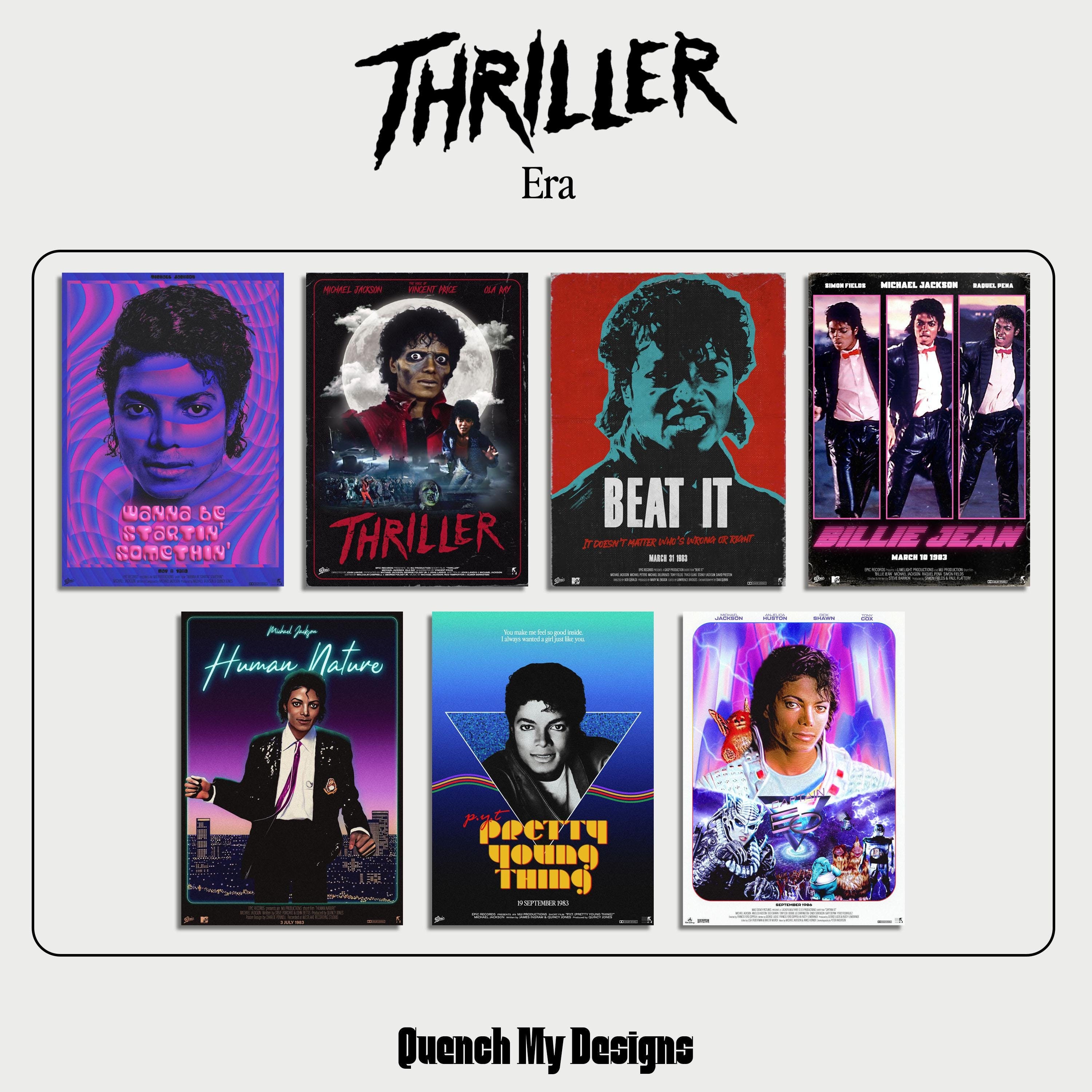 THRILLER Era Posters - Digital Download - Etsy