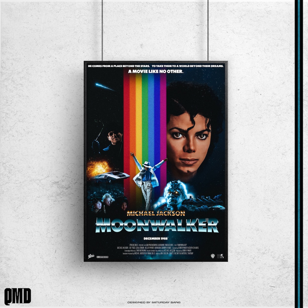 Michael Jackson Póster original de MOONWALKER Lámina artística - Etsy ...