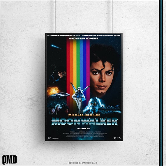 Michael Jackson Moonwalker Movie Poster Michael Jackson Moonwalker Movie Poster