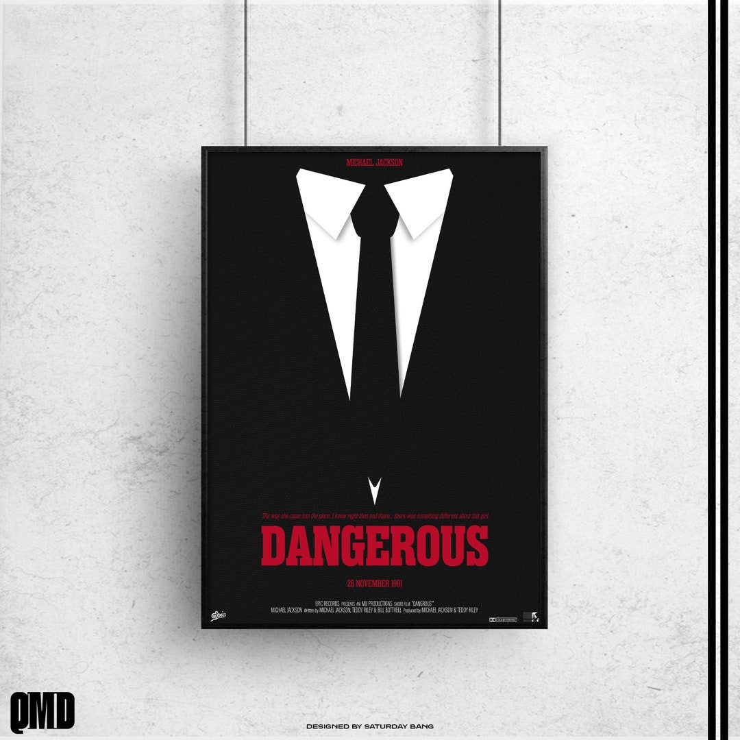Michael Jackson - DANGEROUS Original Poster Art Print - Etsy