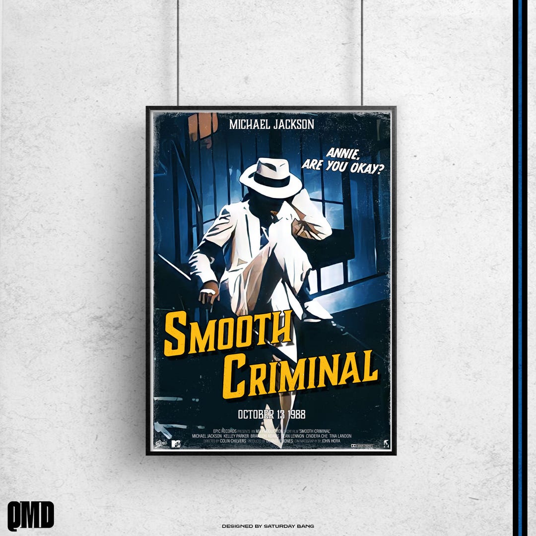 SMOOTH CRIMINAL Original Poster Art Print - Etsy