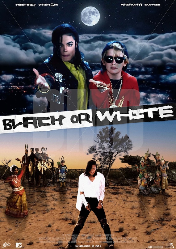 Michael Jackson When He Was Black And White