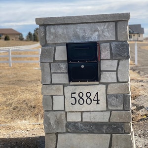 Watermark Buff Custom Engraved Stone for Address Stone 16x10x1.75 ...