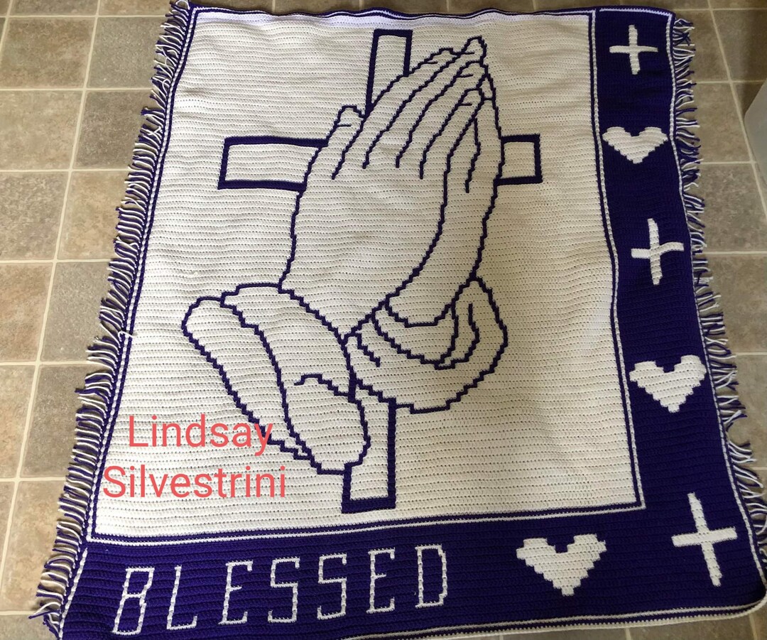 Blessed - Mosaic Crochet Pattern Written Instructions Digital - Etsy