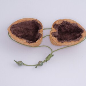 Walnut Shell Box, Walnut Proposal Ring Box, Cute Walnut Shell Case ...