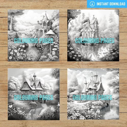 22 Beautiful Fairy/princess Houses, Dream Houses Plus 2 Covers - Etsy