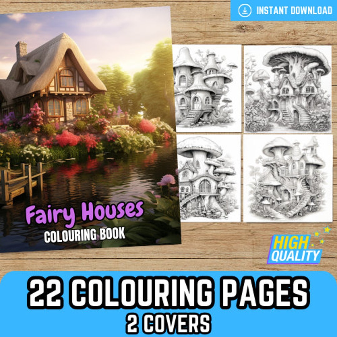 22 Beautiful Fairy/princess Houses, Dream Houses Plus 2 Covers - Etsy