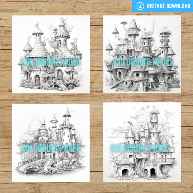 22 Beautiful Fairy/princess Houses, Dream Houses Plus 2 Covers - Etsy