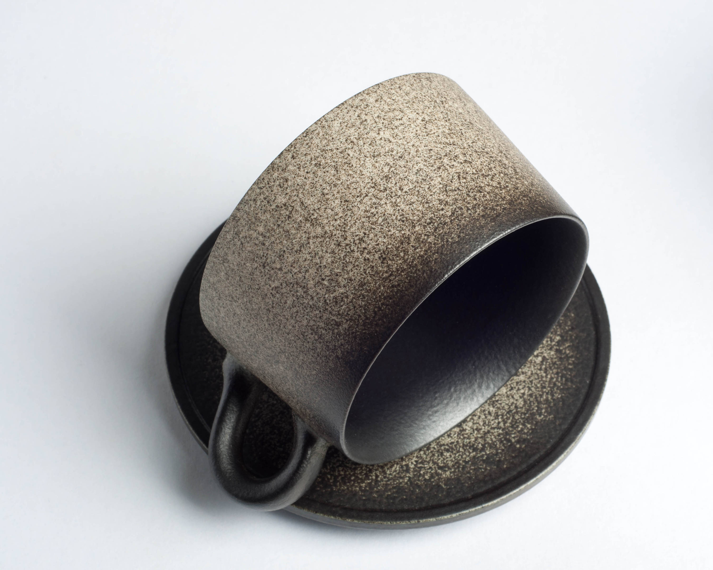 Handmade Cylinder Oval Coffee Mugs tea Cupsgray Mugswith - Etsy