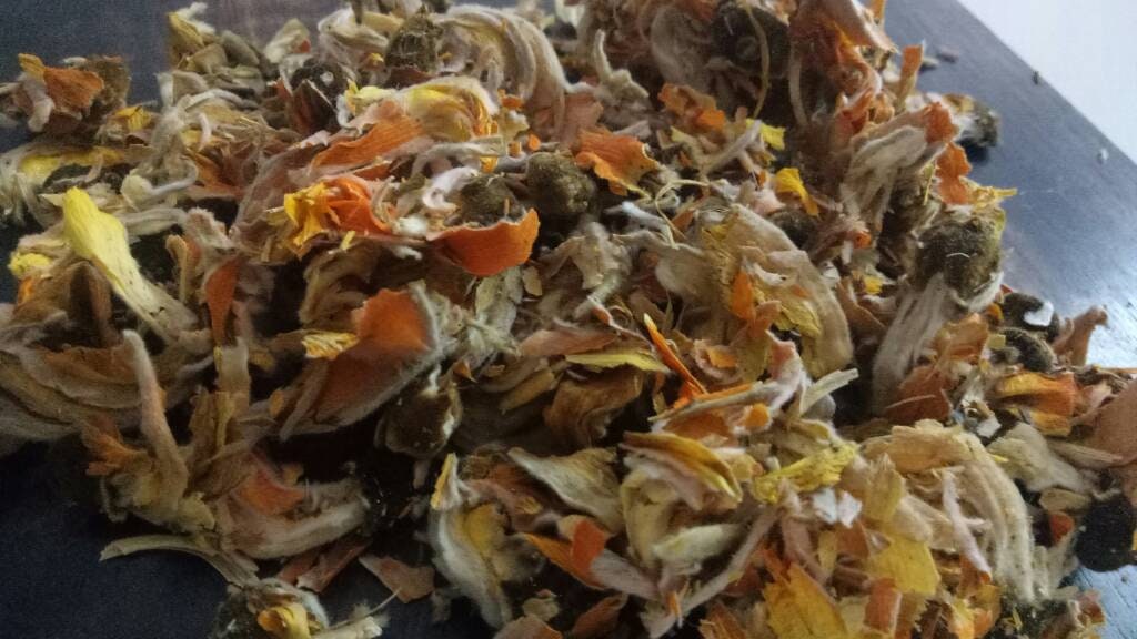 Dried Parrot Tree Flower , Butea Monosperma ,palash Flower ,bastard ...