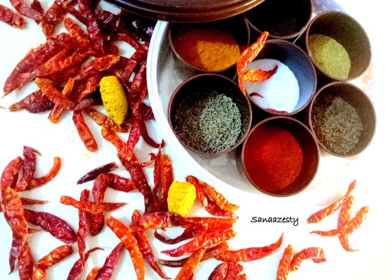 Seven Indian Spices From Sanaazesty | Etsy