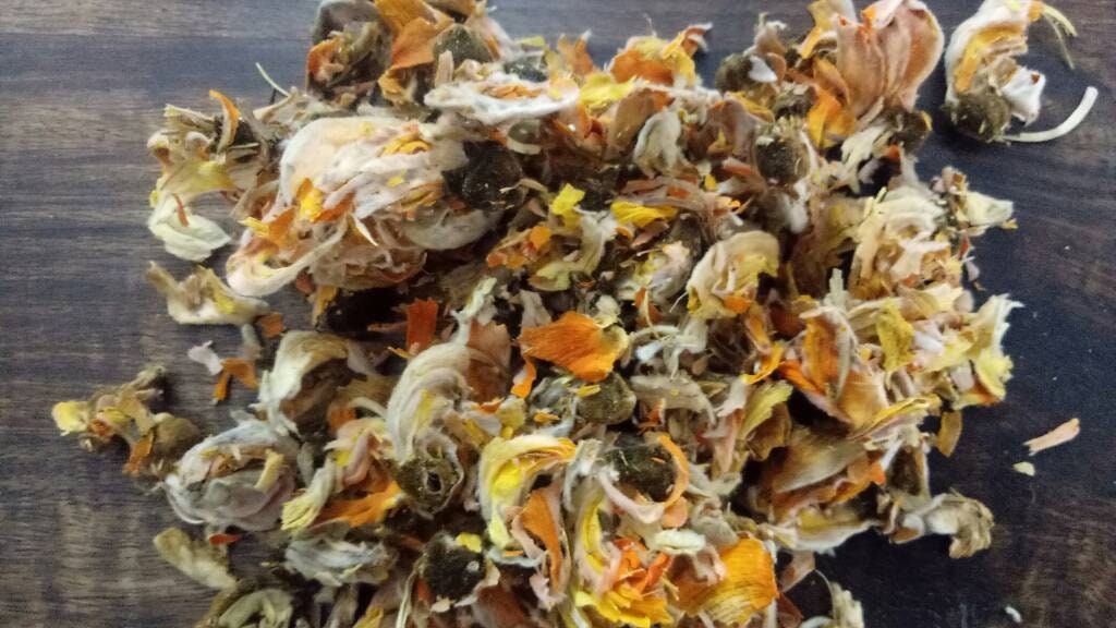 Dried Parrot Tree Flower , Butea Monosperma ,palash Flower ,bastard ...