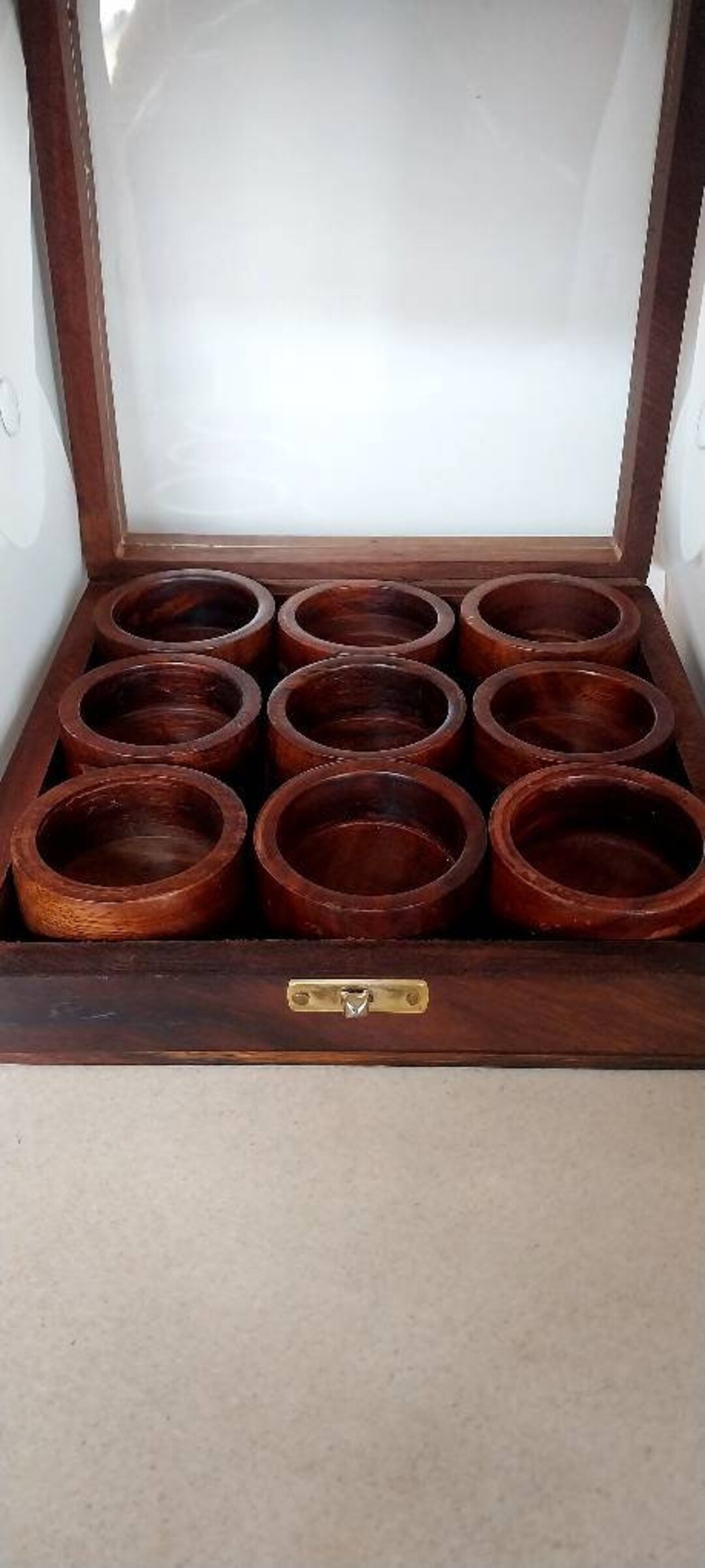 Wooden Masala Box Set of 9 Boxes From Sanaa Zesty - Etsy