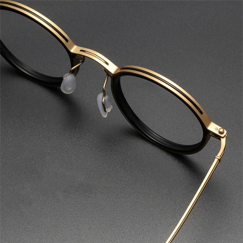 Luxury Round Frame Anti Blue Light Reading Glasses - Etsy