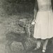 Girl Feeding Fawn Photo Print - Creepy, Cool, Scary Photo - Vintage Old ...