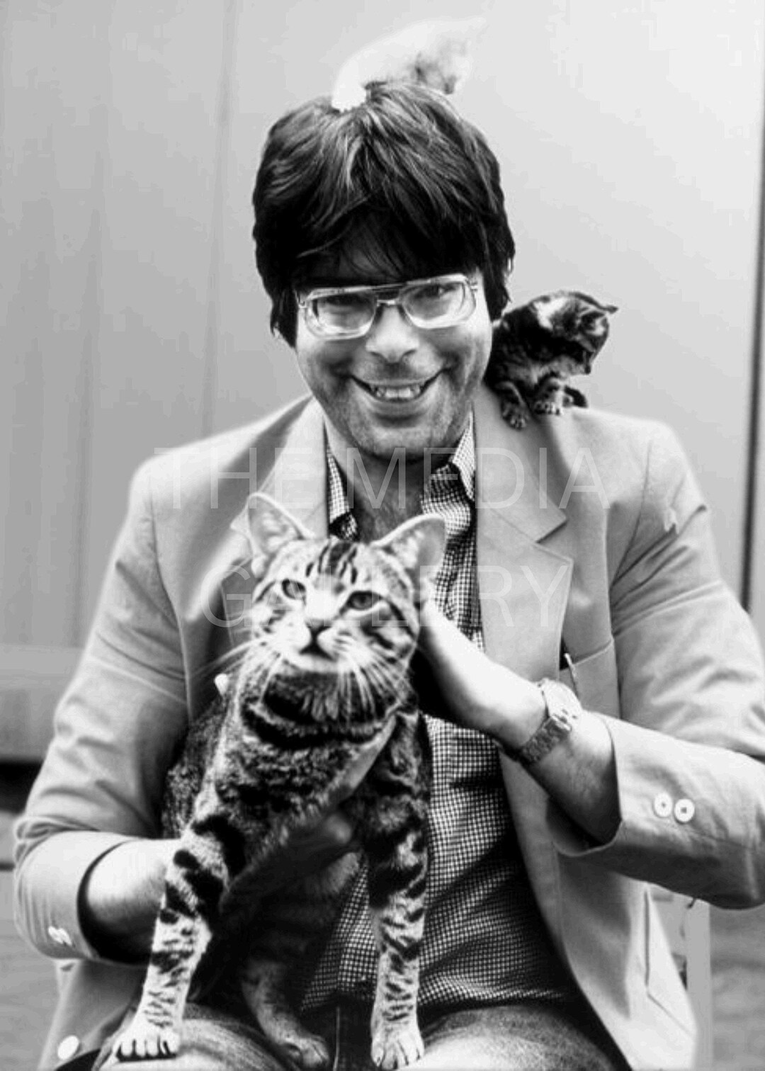 Stephen King & Cats Photo Print - Cat Photo - Horror Art - Cat Lover ...