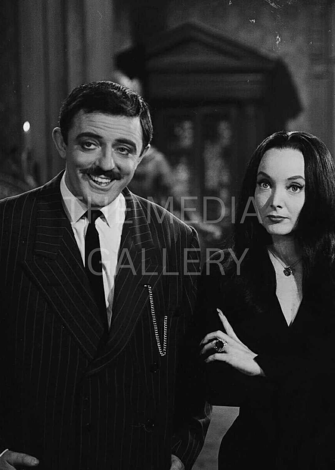Gomez Addams & Morticia Addams Photo Print the Addams Family Gothic Art ...