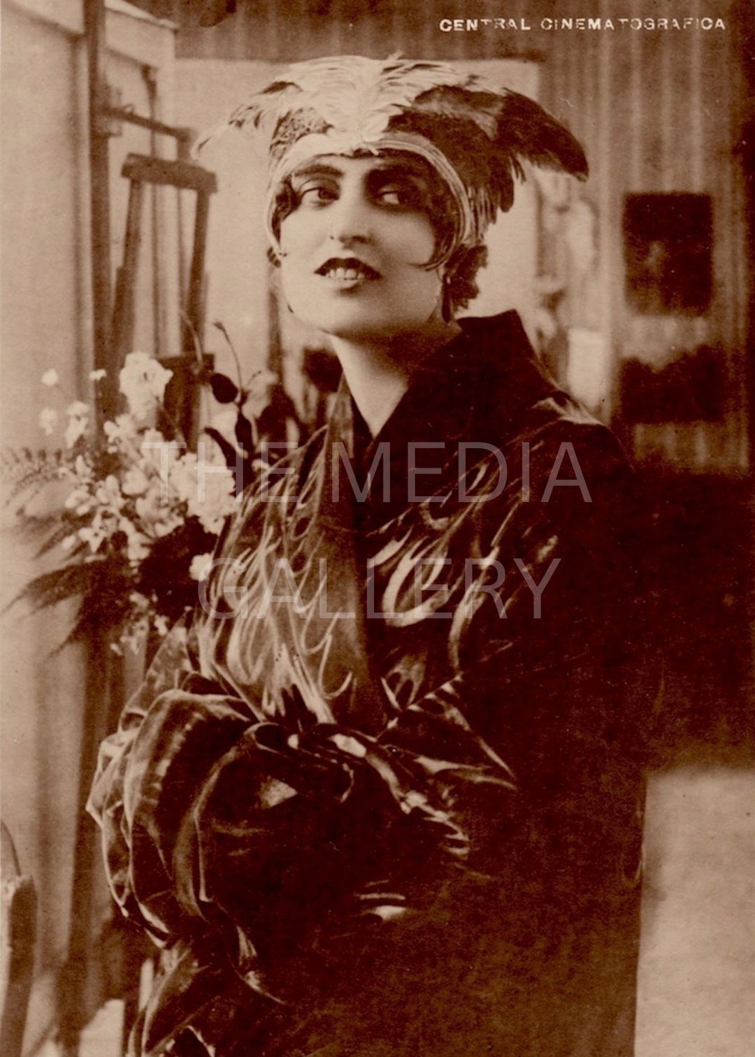 Pina Menichelli Photo Print Silent Film Actress Star Gothic Art Decor ...