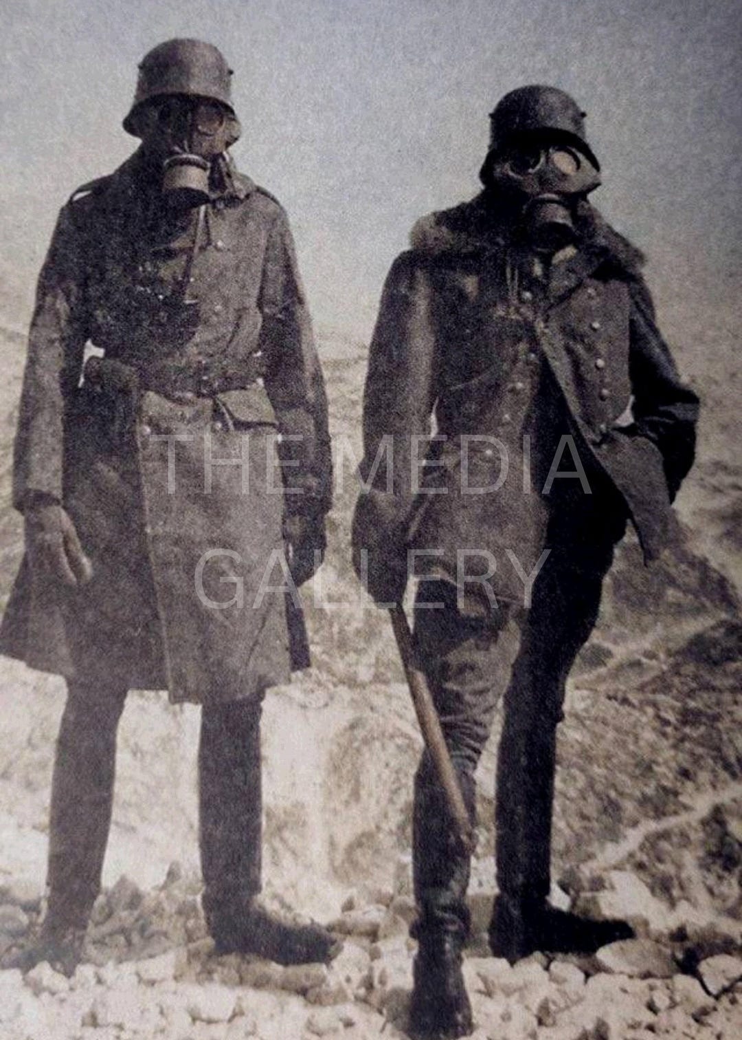 WW1 German Gas Mask Stormtroopers Photo Print Vintage Old Photo ...