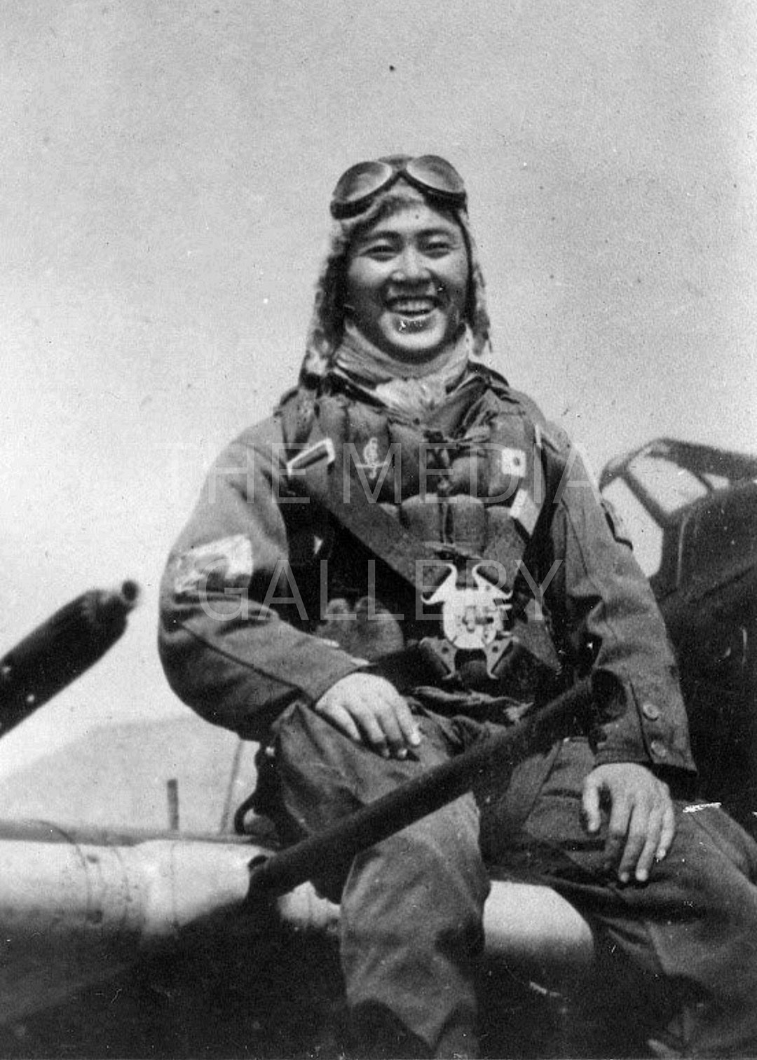 Japanese WW2 Fighter Pilot on Wing Photo Print Samurai, Seppuku ...