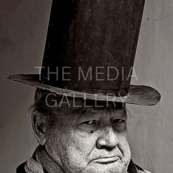 Old Man With Top Hat - Etsy