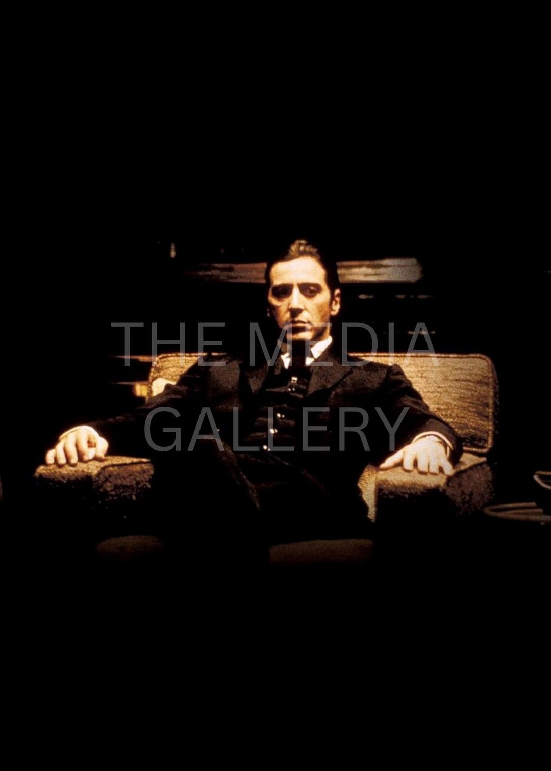 Michael Corleone Sitting Godfather 2 Photo Print Godfather Art Picture ...