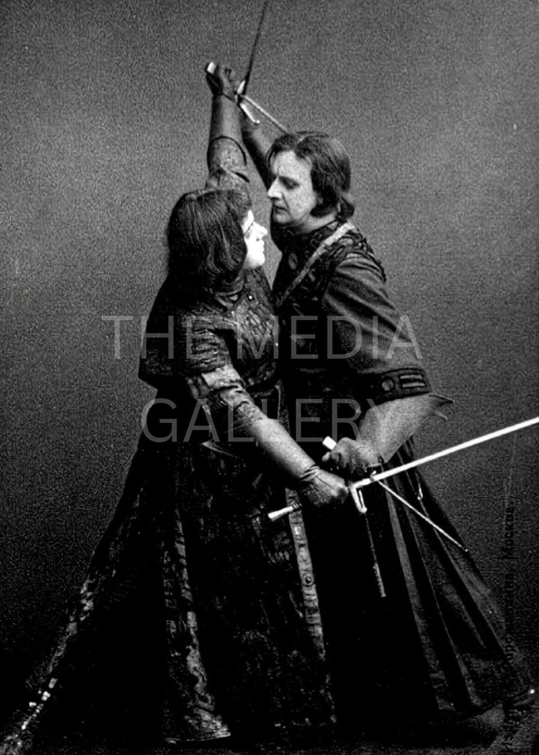 Dueling Men, Hamlet Photo Print Medieval Art Print Medieval Sword ...