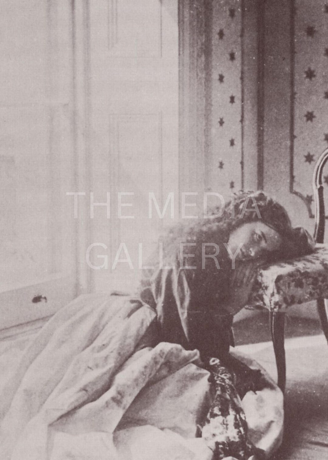 Hawarden, Clementina Girl Collapsed Onto Chair Photo Print Victorian ...