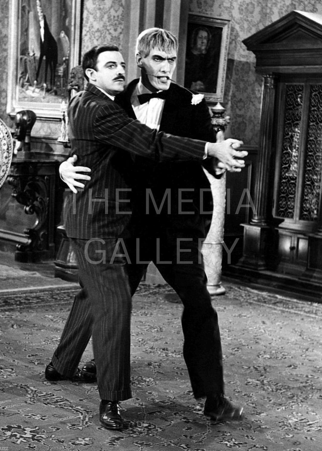 Gomez Addams & Lurch Tango Photo Print the Addams Family Gothic Art ...