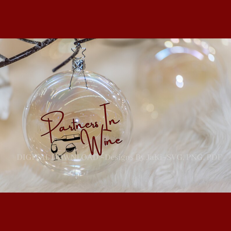 Partners in Wine Printable SVG Digital Download Iron on - Etsy