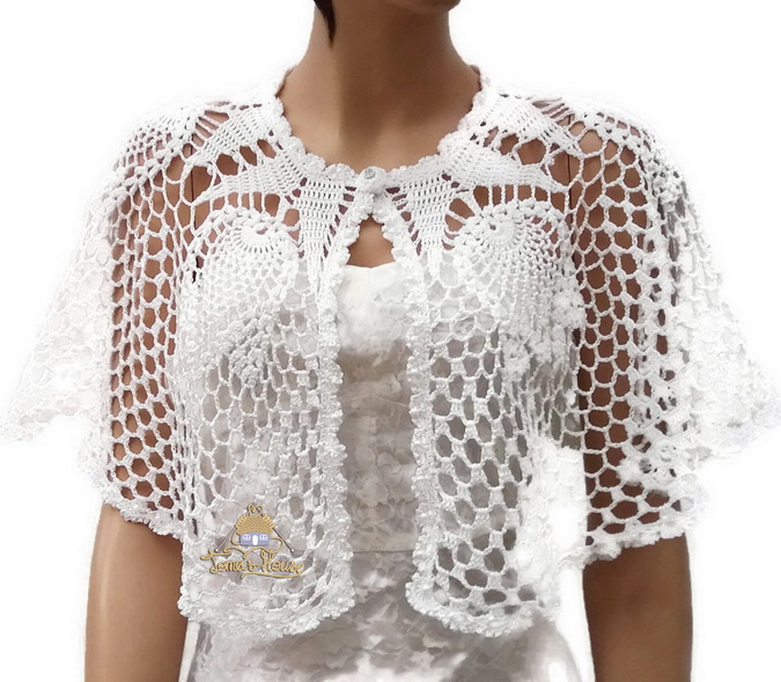 Crochet Cape Pattern With Tutorial Photo for Each Row Written - Etsy