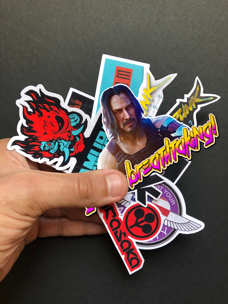 Cyberpunk 2077 Stickers Set 1 | Etsy