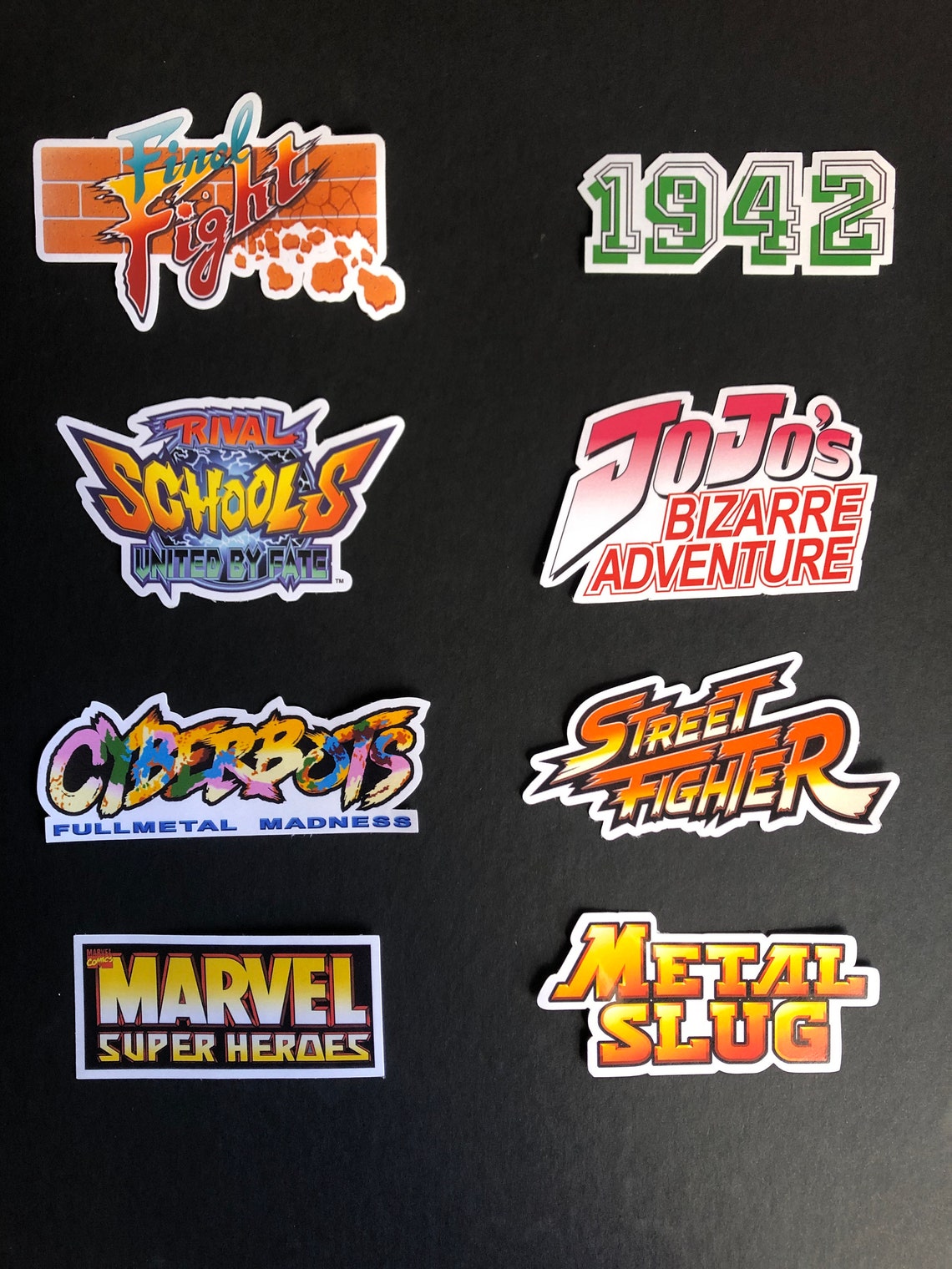 Stickers Capcom Arcade Collection 2 | Etsy